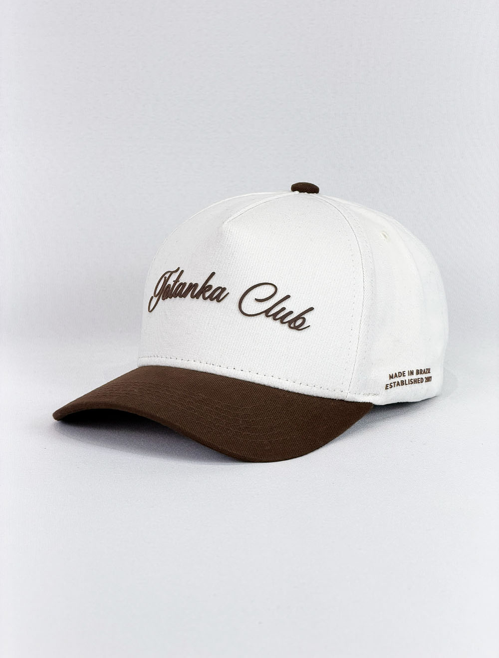 Boné Dad Hat Totanka Club - Branco/Marrom